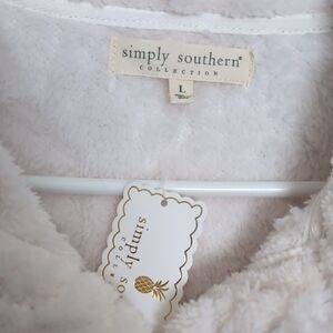 Simply Southern | Jackets & Coats | Simply Southern Soft Cream Teddy ...